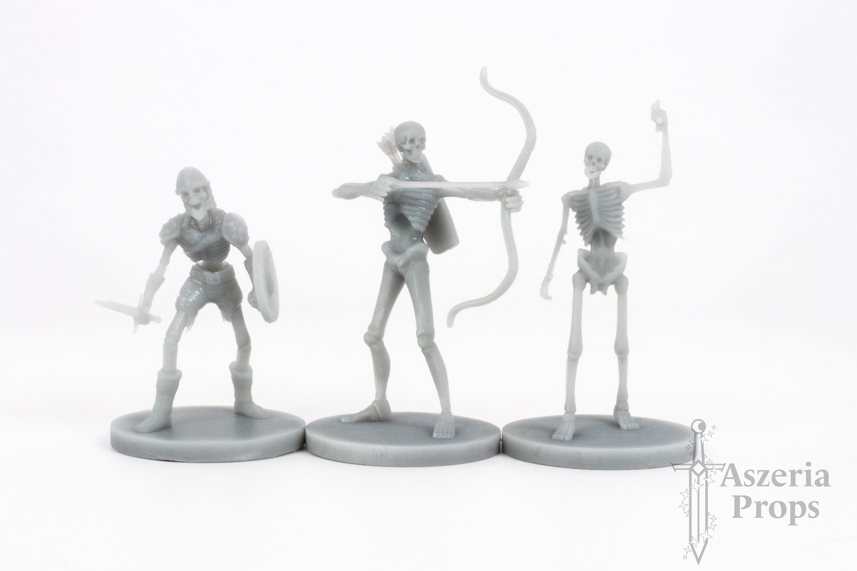 Undead Dnd Miniature Variety set of 10 Skeleton Dnd - Etsy
