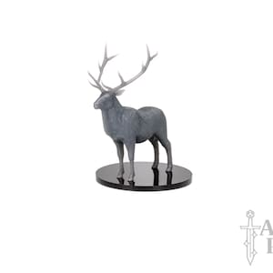 Deer / Elk Dnd Miniature, Beast Dnd Miniature, Druid Wild Shape Dnd ...