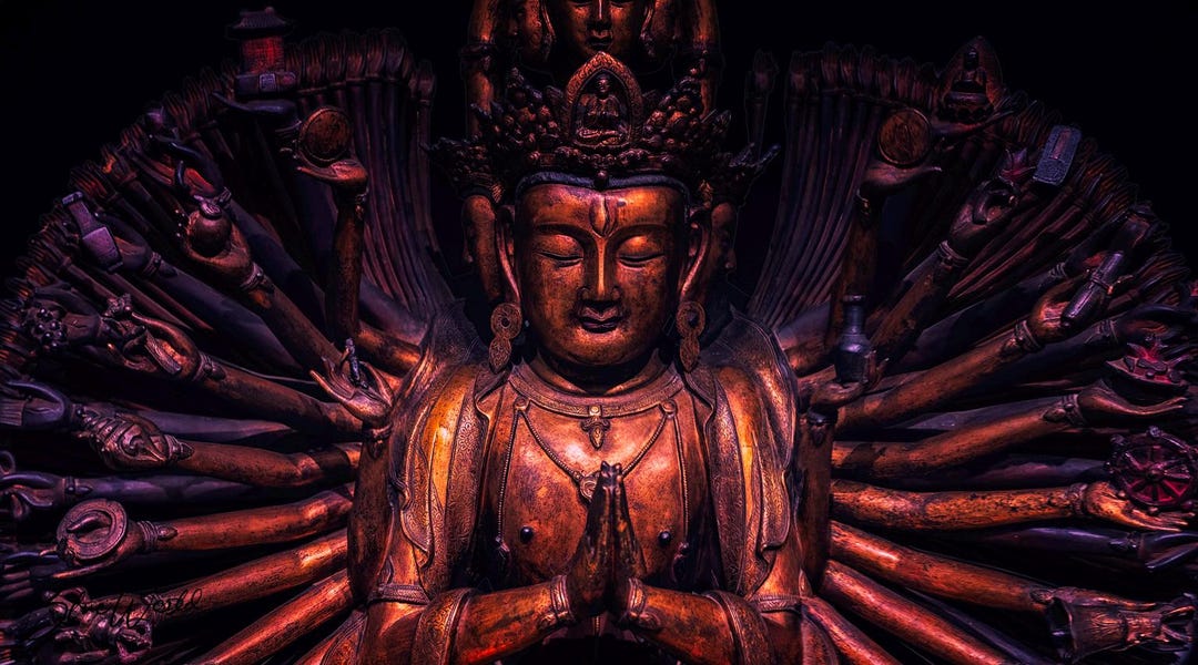 Thousand Armed, Eleven Headed Guanyin - Etsy