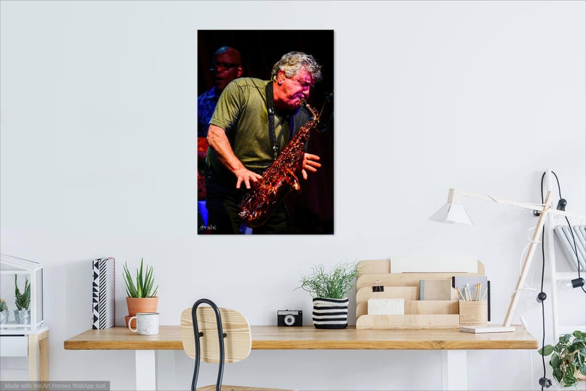 Jay Beckenstein of Spyro Gyra : Art on Metal Print - Etsy