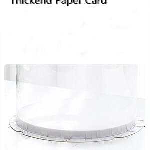 6 Sizes to Choose Extra Large and Tall Round Clear Cake Box Big See ...