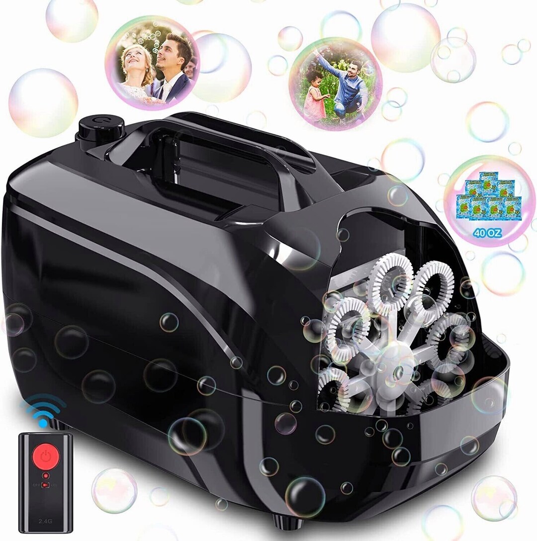 Electric Automatic Bubble Machine Bubble Blow Maker Gift Party Stage ...