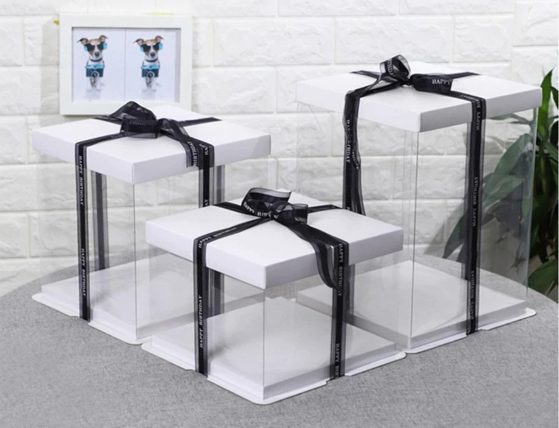 Extra Large and Tall Clear Cake Box Big See Through Cake Box - Etsy ...
