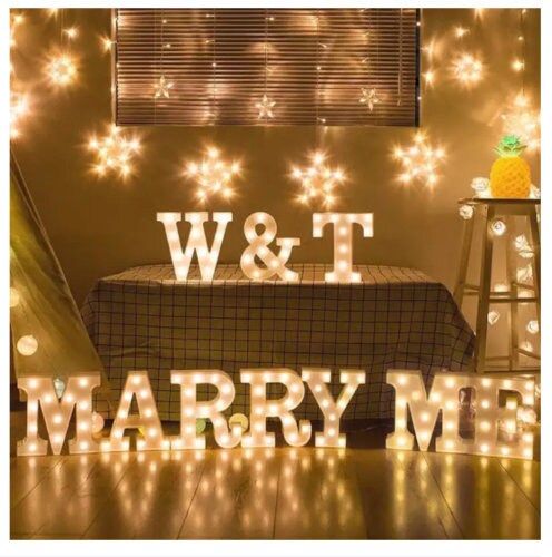 Large LED Light up Alphabet Letters Number Lights Standing - Etsy Australia