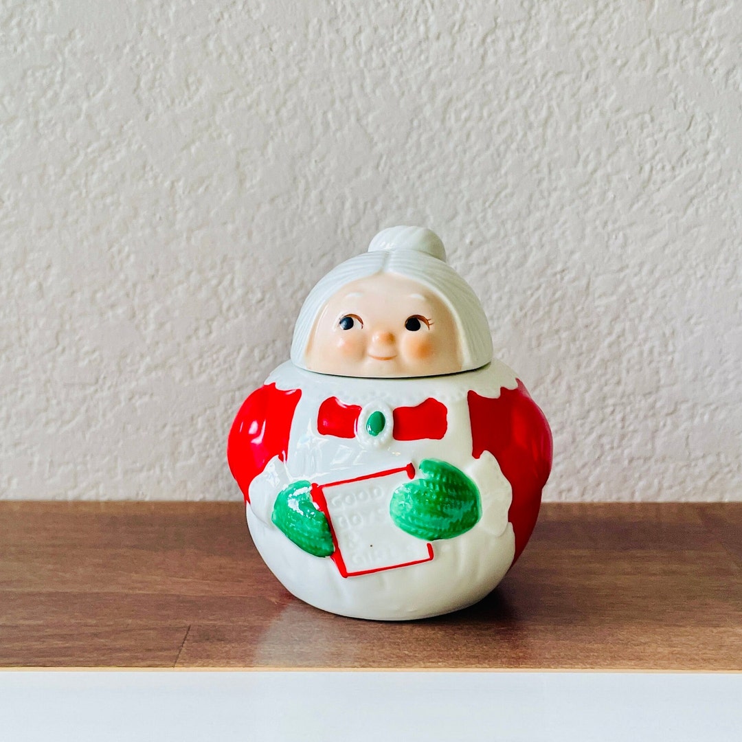 Avon Ceramic Mrs. Claus Sugar Bowl - Spruce up Your Table With This ...