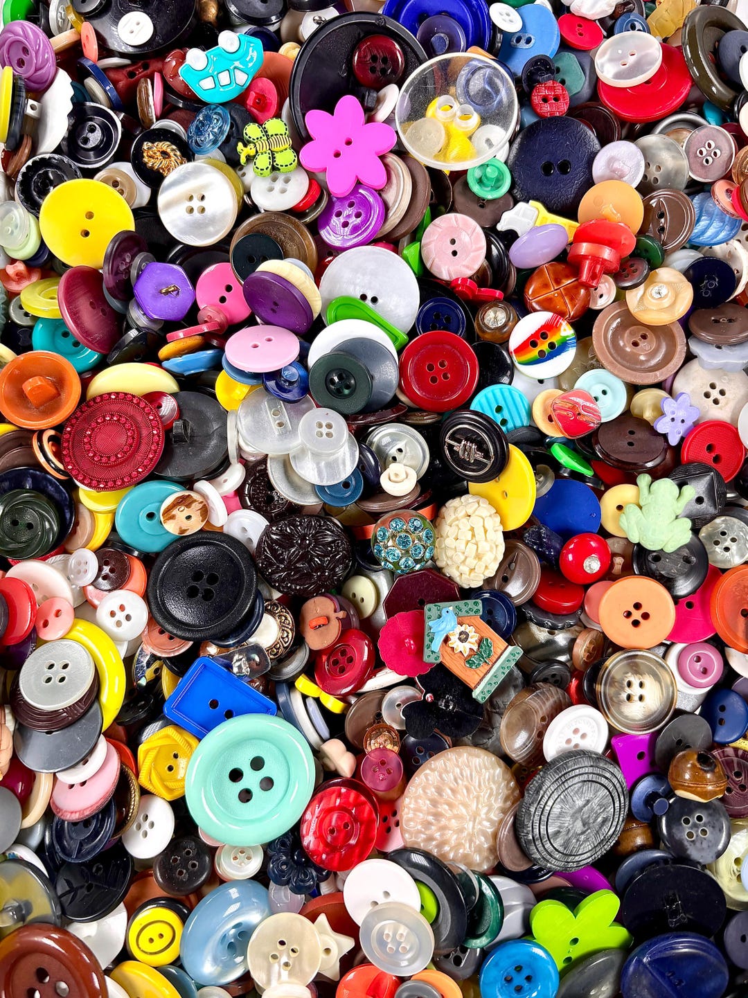 12+ Oz Mixed Bulk Button Lot - Clean - Upcycled - Vintage and New - Etsy