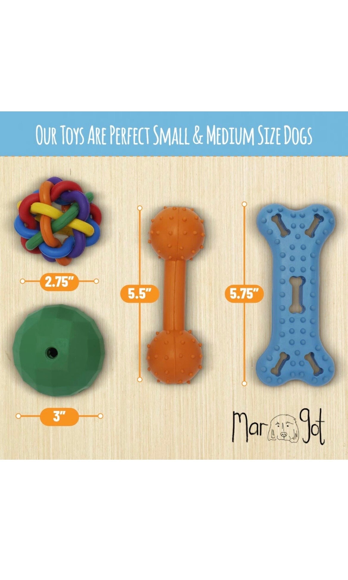 Fetch Toys for Dogs to Keep Them Occupied - Colorful Durable Dog Toy ...