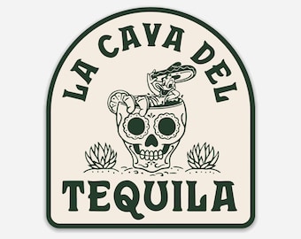 Tequila Vinyl Sticker - Etsy
