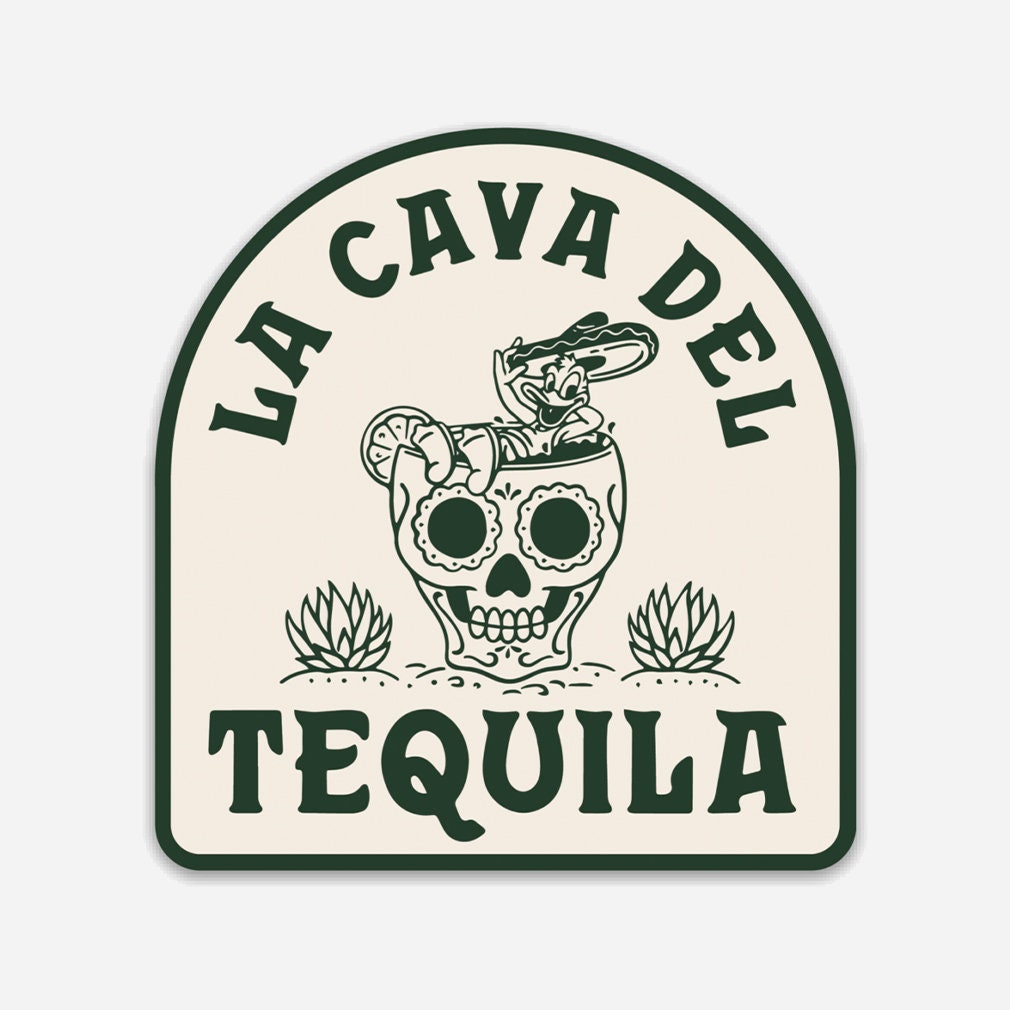 La Cava Del Tequila Sticker Glossy Die Cut Vinyl Epcot Mexico - Etsy