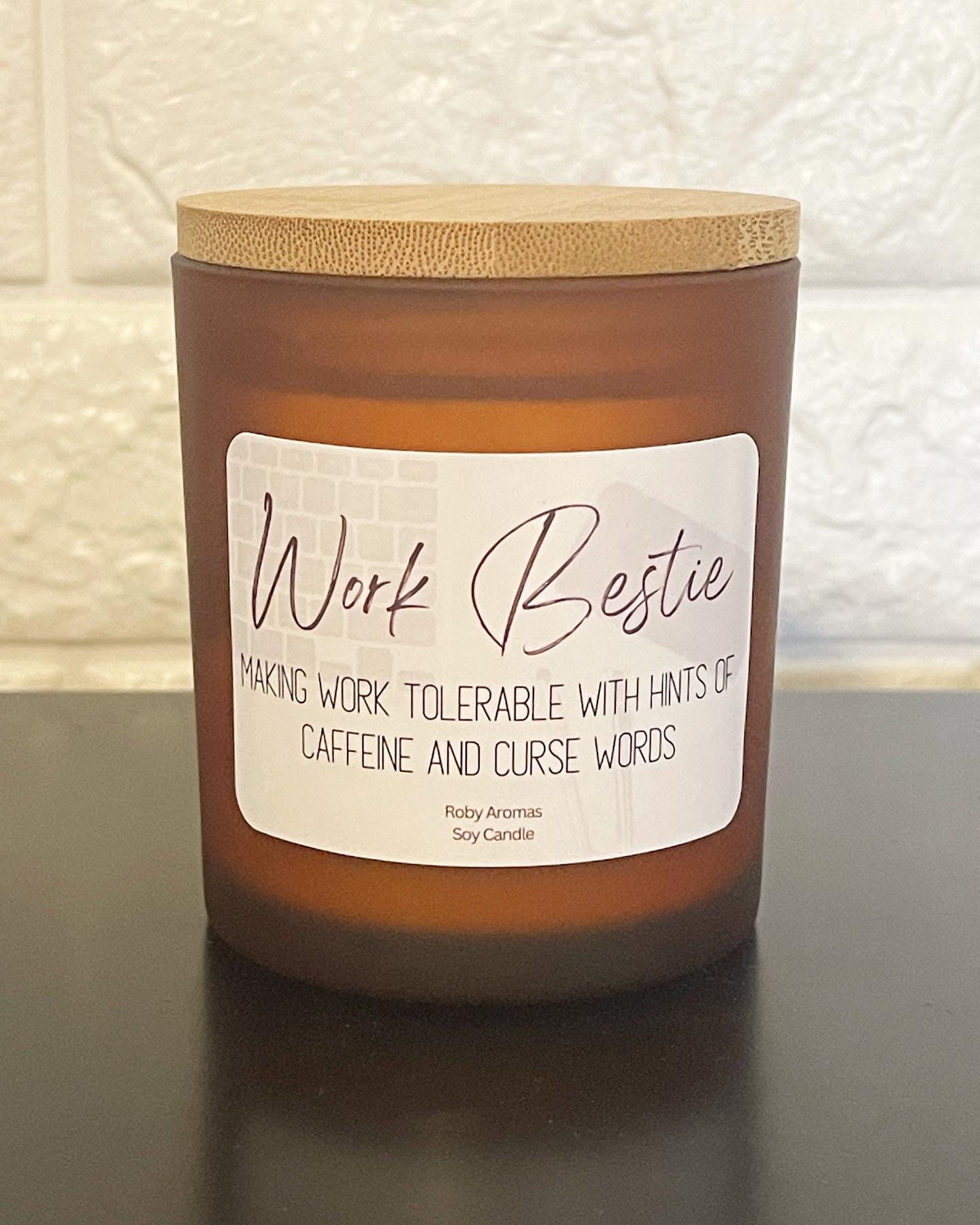 Work Bestie Candle, Coworker Candle, Work Gift - Etsy