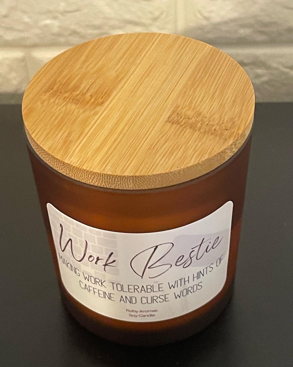 Work Bestie Candle, Coworker Candle, Work Gift - Etsy