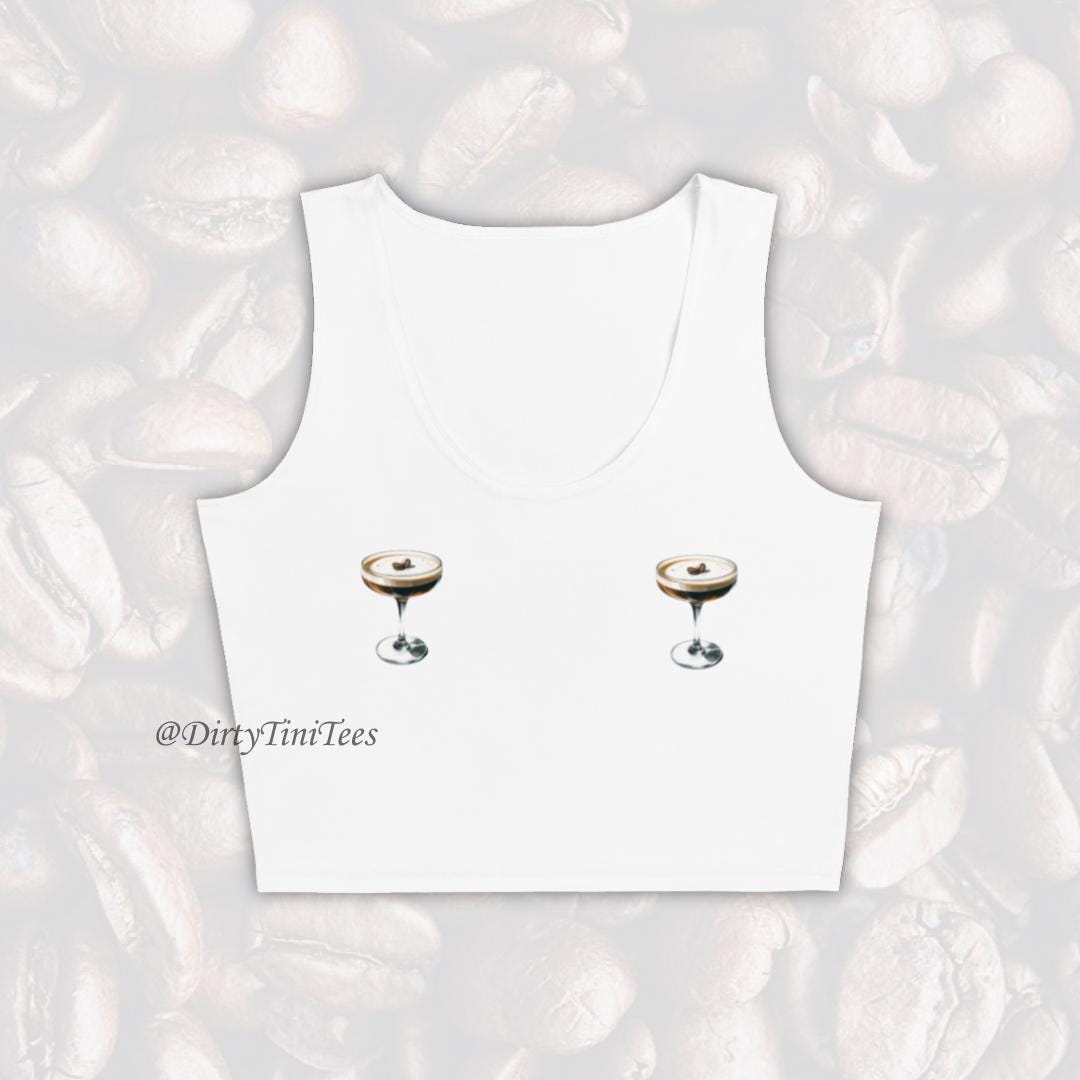Espresso Martini Mar(tini) Nips Crop Tank - Etsy