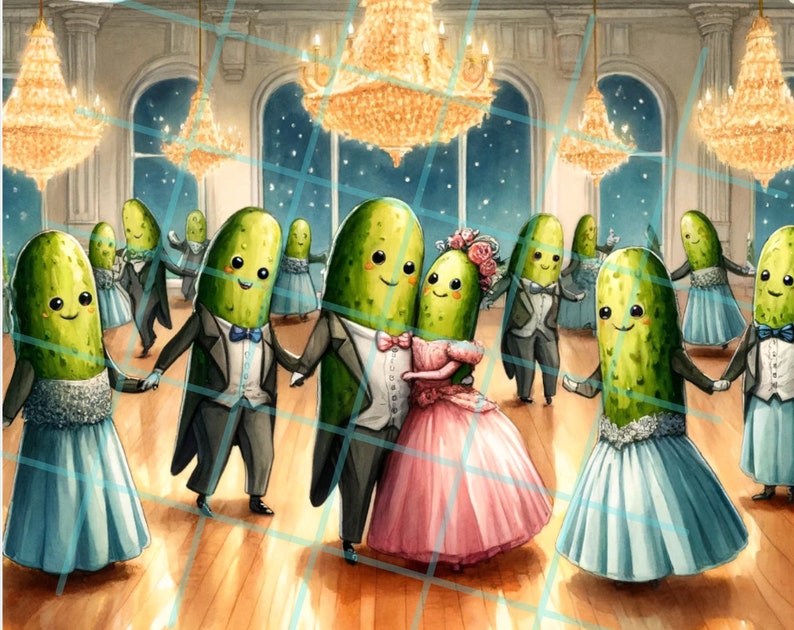 Pickleball Pickles at the Ball Digital File Download - Etsy