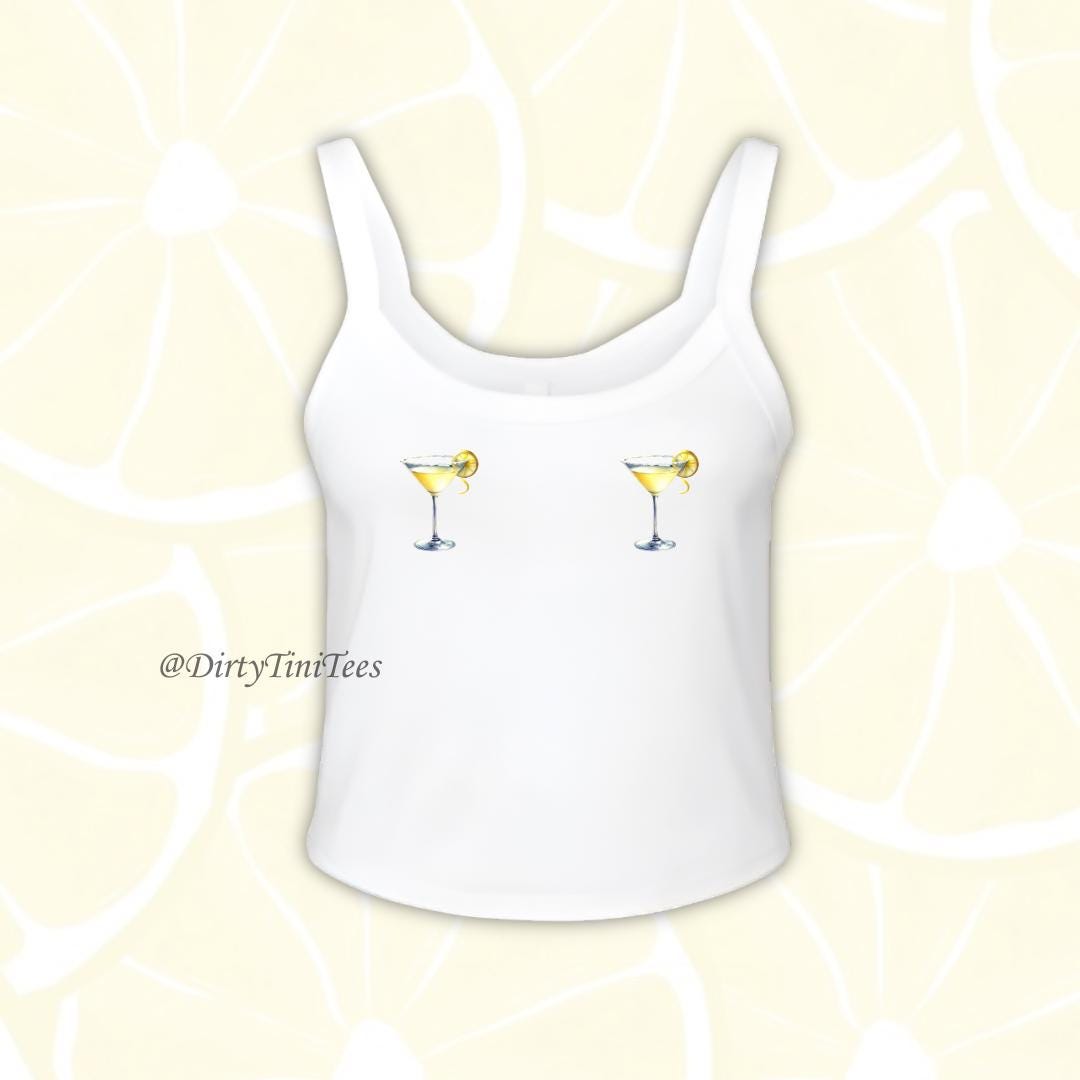 Lemon Drop Martini Tank Top: Birthday Gift Halloween Costume ...