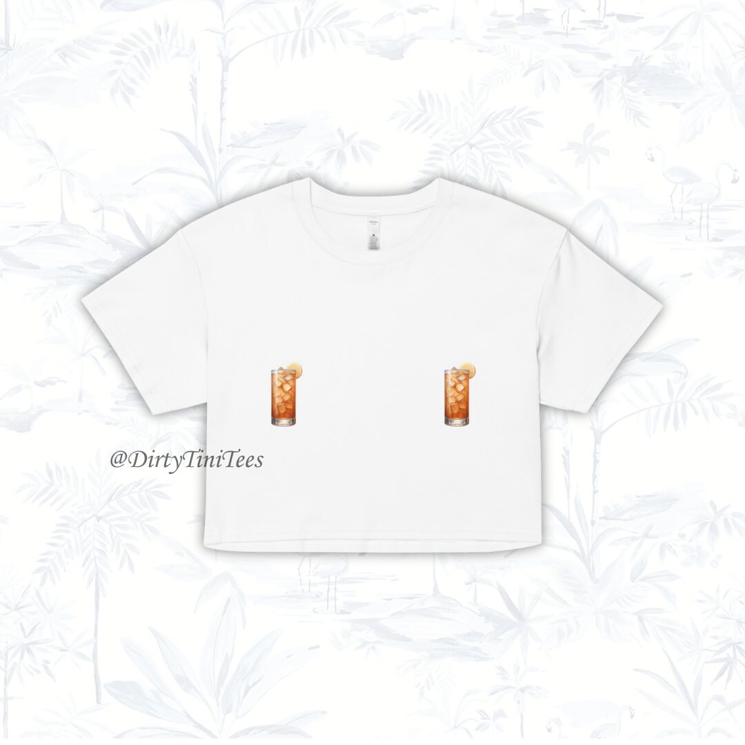 Long Island Iced Tea Tini Nips Crop Top Bachelorette Party Best Friend ...