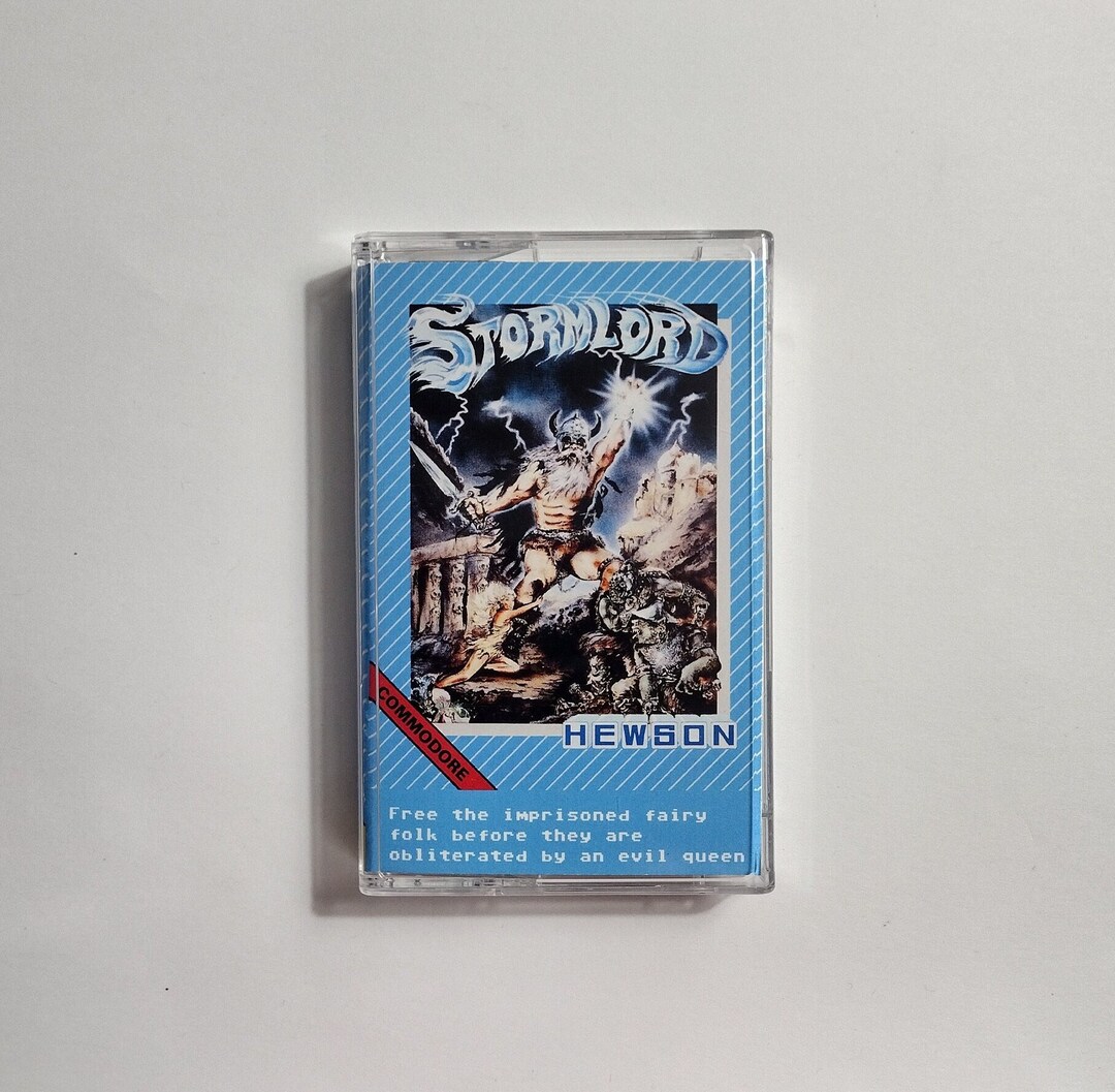 Stormlord Soundtrack Cassette - High-fidelity Handmade Custom Commodore ...