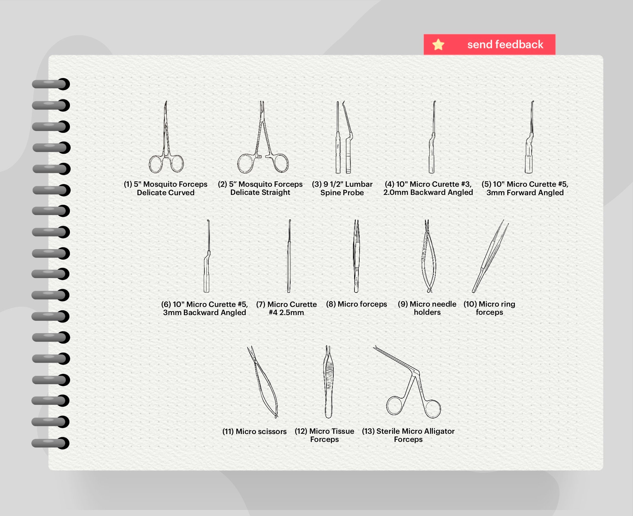 13 Micro Surgical Instrument Surgical Instrument Tools - Etsy