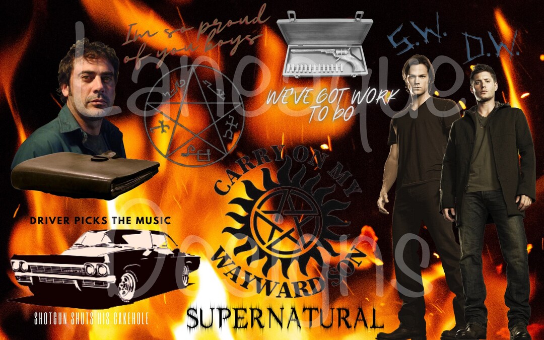 Supernatural Digital Sublimation Design - Etsy