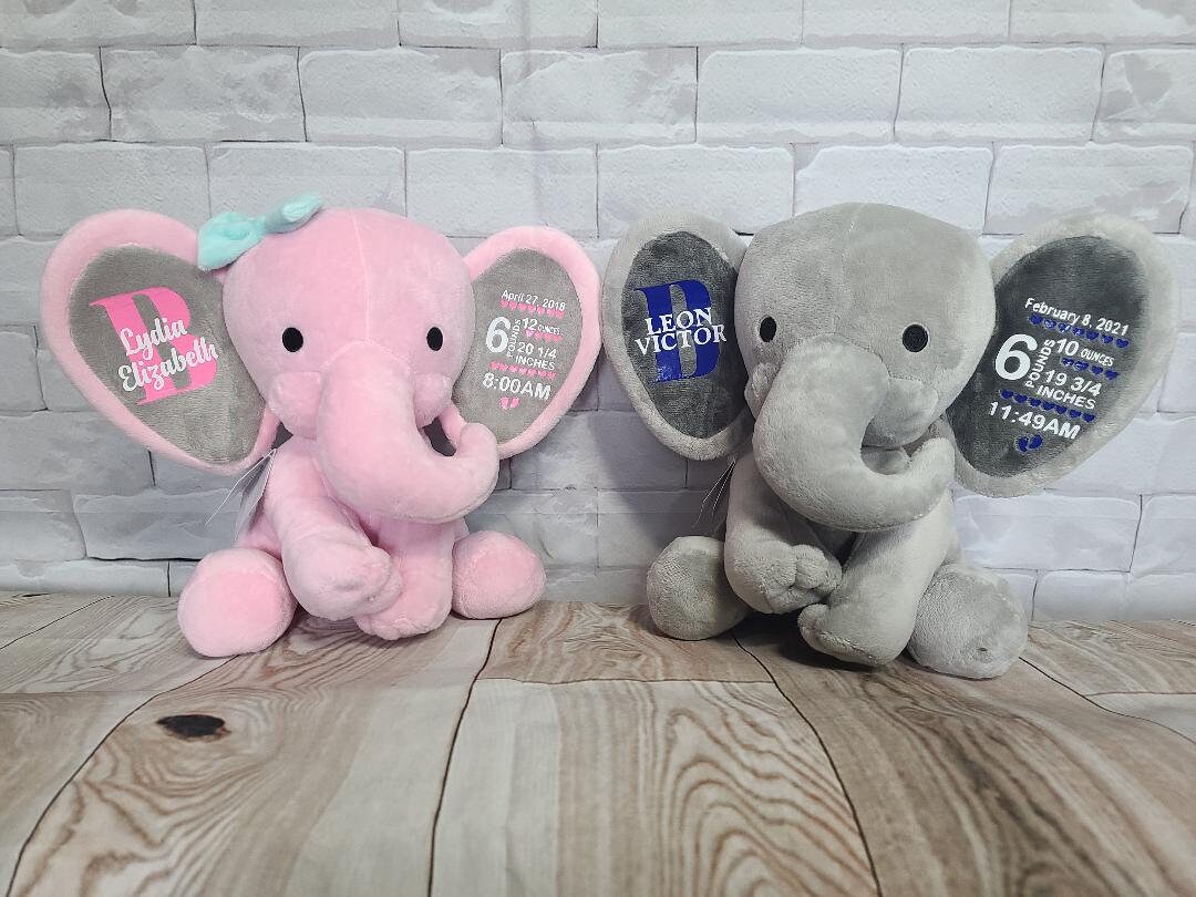 Birth Keepsake Elephant - Etsy