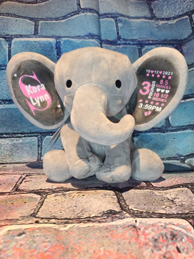 Birth Keepsake Elephant - Etsy