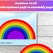 Rainbow Craft| Size Sorting Activity| Color Recognition Craft| Instant ...
