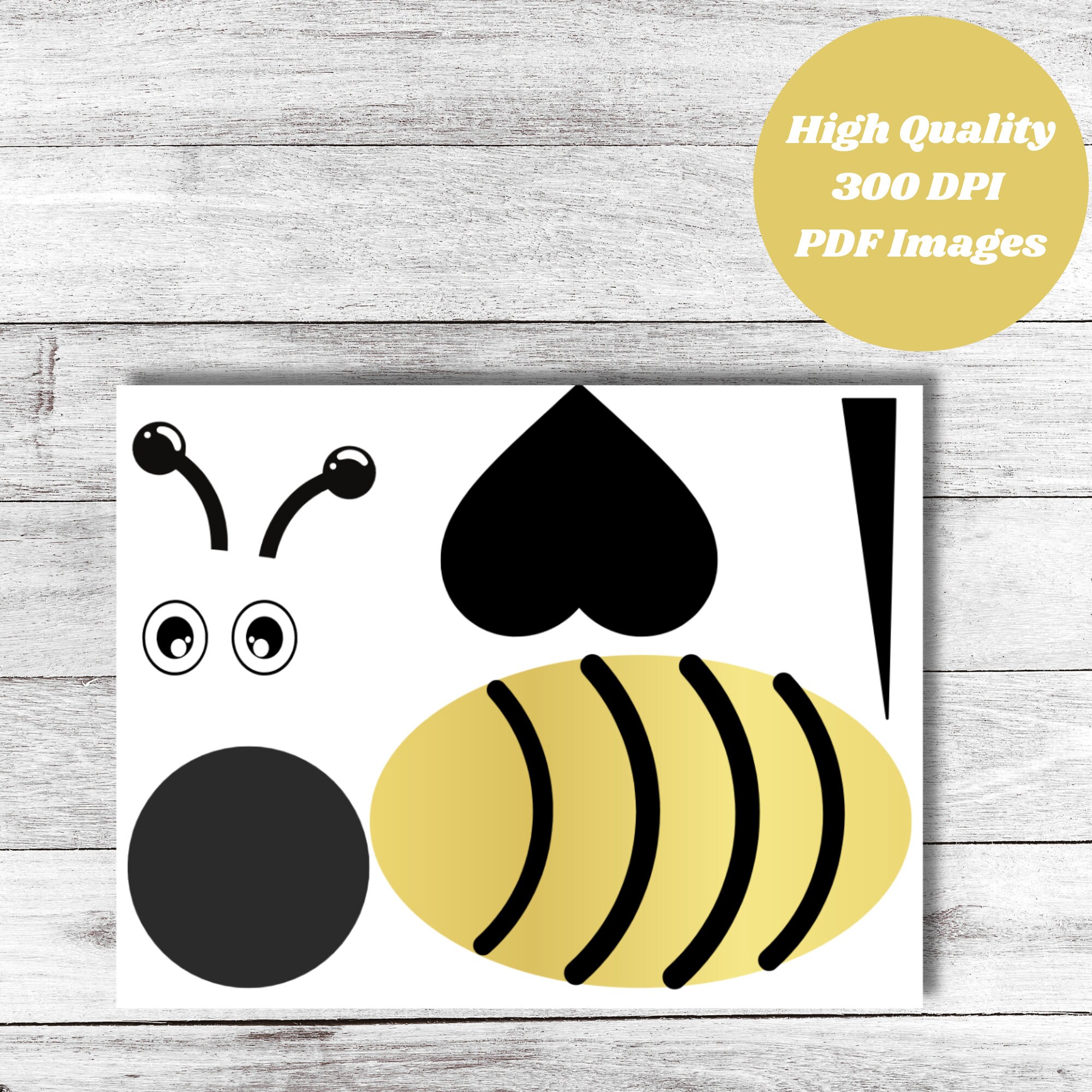 Build A Bumble Bee Craft| Scissor Skills Printable| Low Prep Craft ...