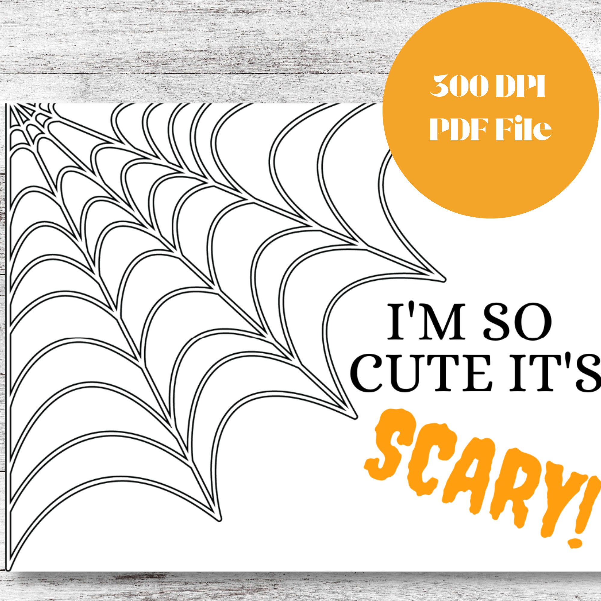 I'm so Cute It's Scary Halloween Spider Handprint Craft| Instant ...