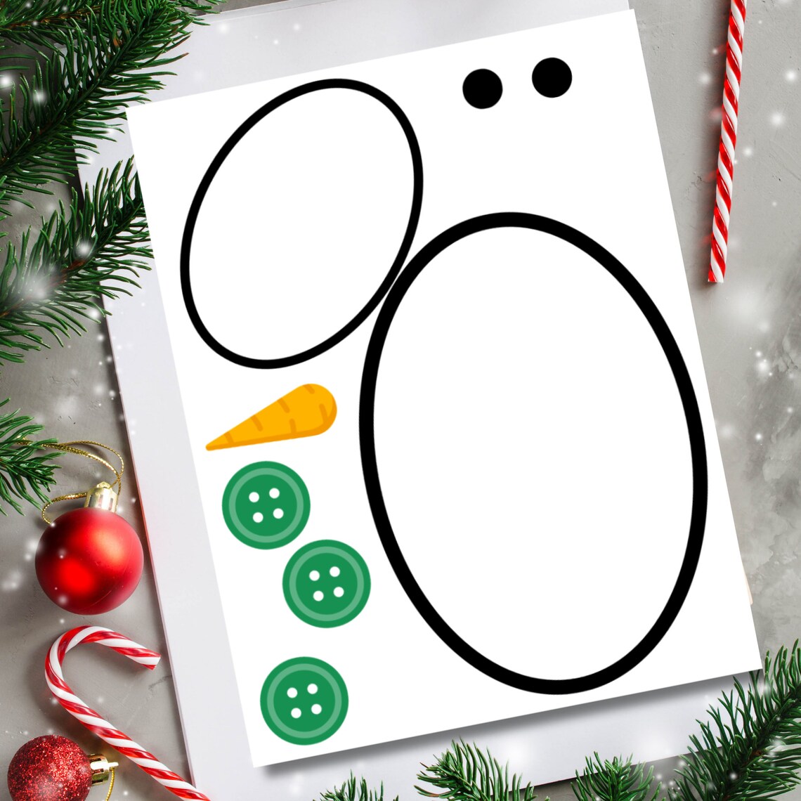 Snowman Printable Craft| Scissor Skills Activity| Build A Snowman ...