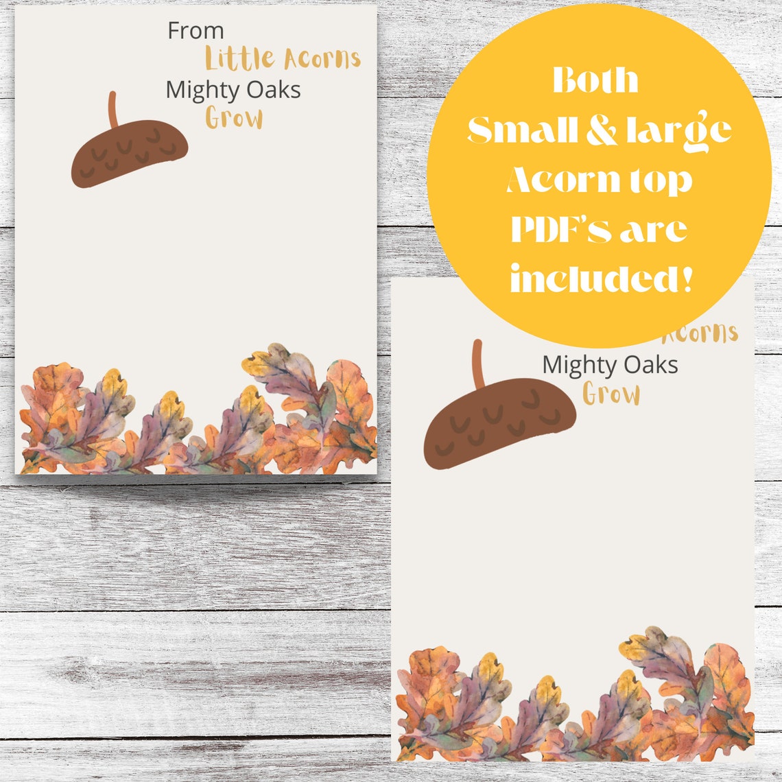 From Little Acorns Mighty Oaks Grow Handprint Craft| Fall Keepsake ...