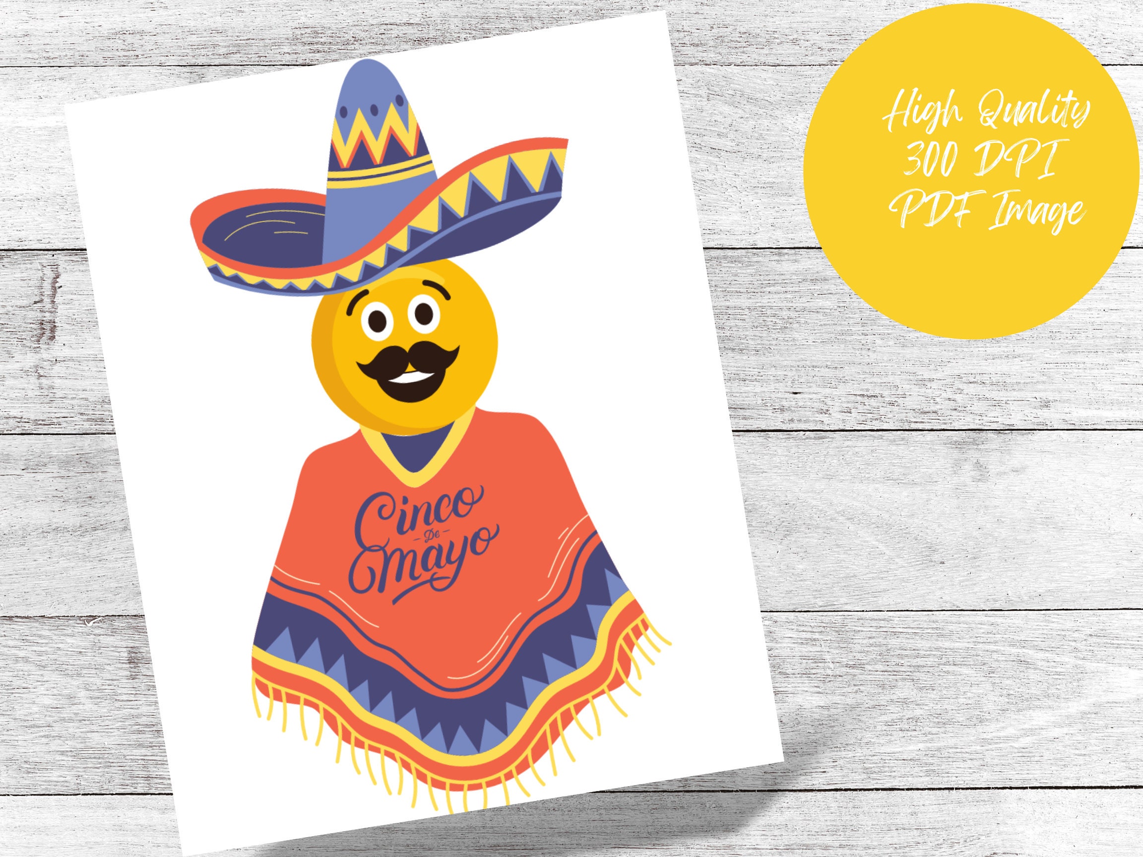 Cinco De Mayo Handprint Craft Template Instant Download Printable ...