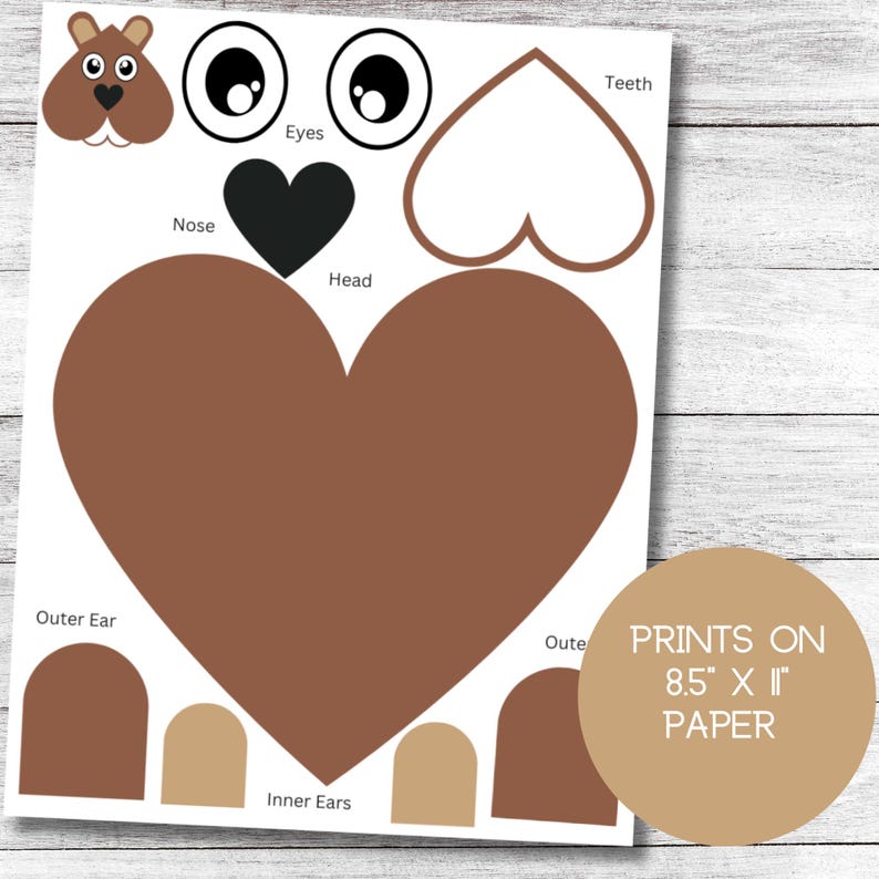Groundhog Printable Craft| Scissor Skills Activity| Build A Groundhog ...
