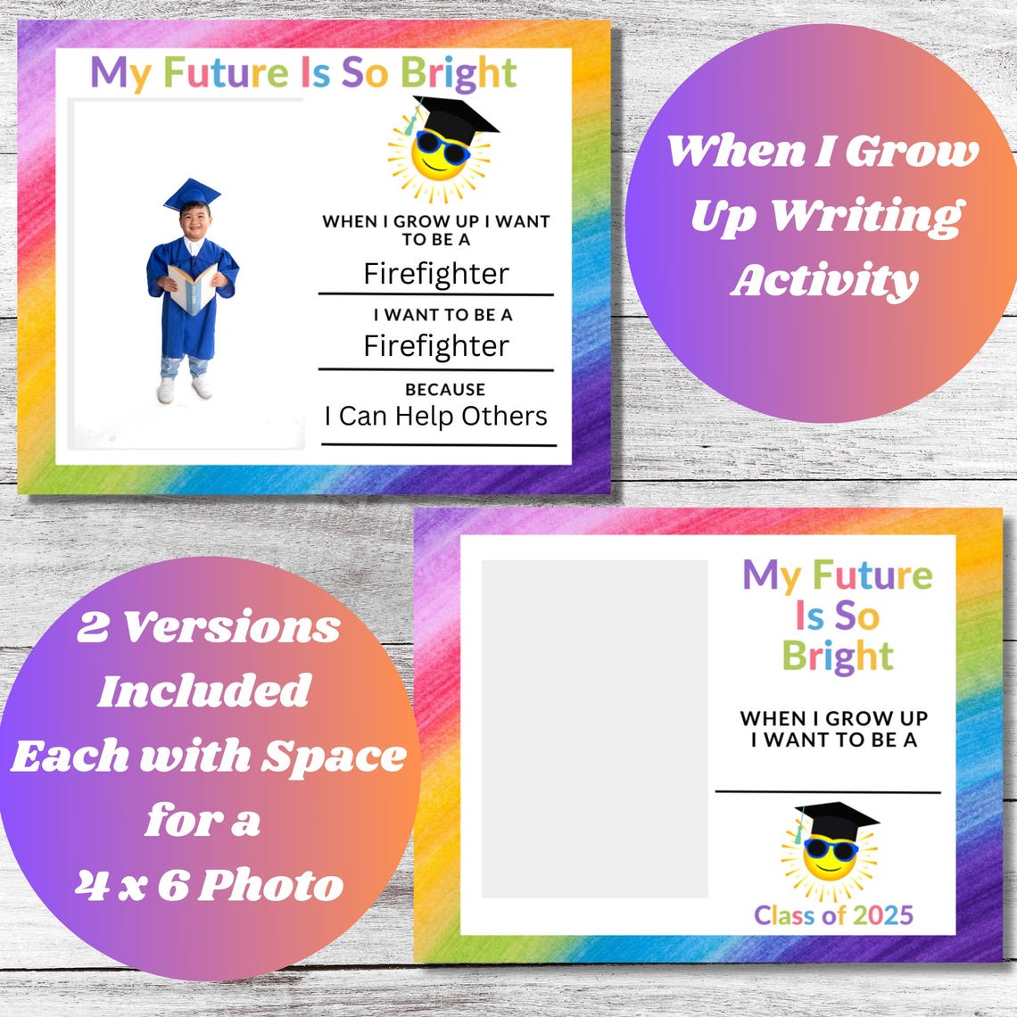 Preschool & Kindergarten Graduation Bundle: Diploma, Handprint Craft ...