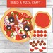 Make A Pizza Printable Craft| Scissor Skills Activity| National Pizza ...