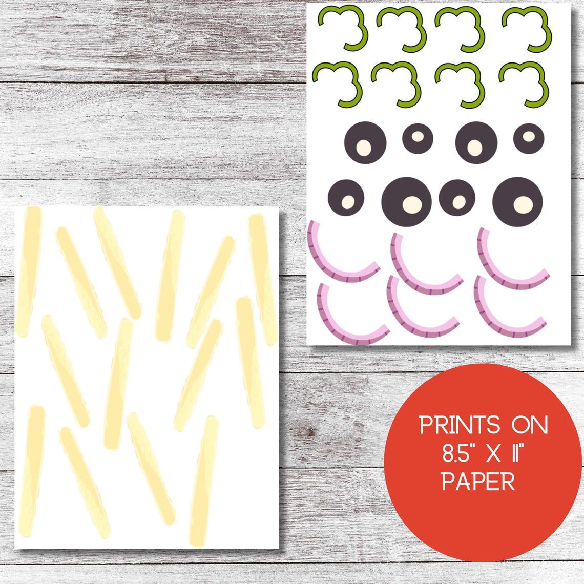 Make A Pizza Printable Craft| Scissor Skills Activity| National Pizza ...