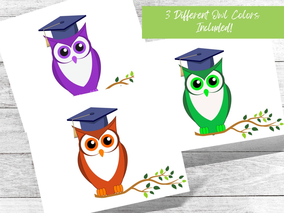 Graduation Owl Handprint Craft| Instant Download| Printable Handprint ...