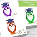Graduation Owl Handprint Craft Instant Download Printable Handprint Art ...