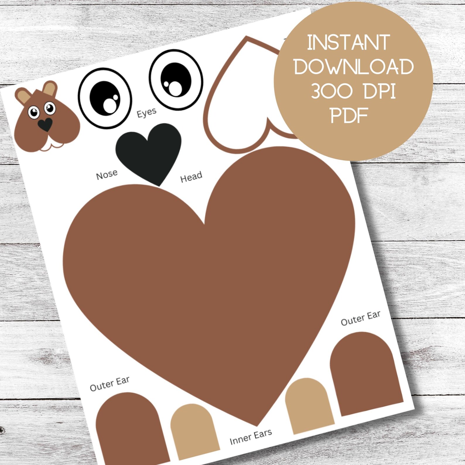 Groundhog Printable Craft| Scissor Skills Activity| Build A Groundhog ...