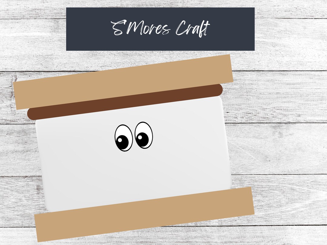S'mores Printable Craft| Camping Themed Craft| Instant Download - Etsy