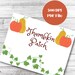 Thumbkin Patch Thumbprint Craft: Kids Fall Activity (digital Download ...