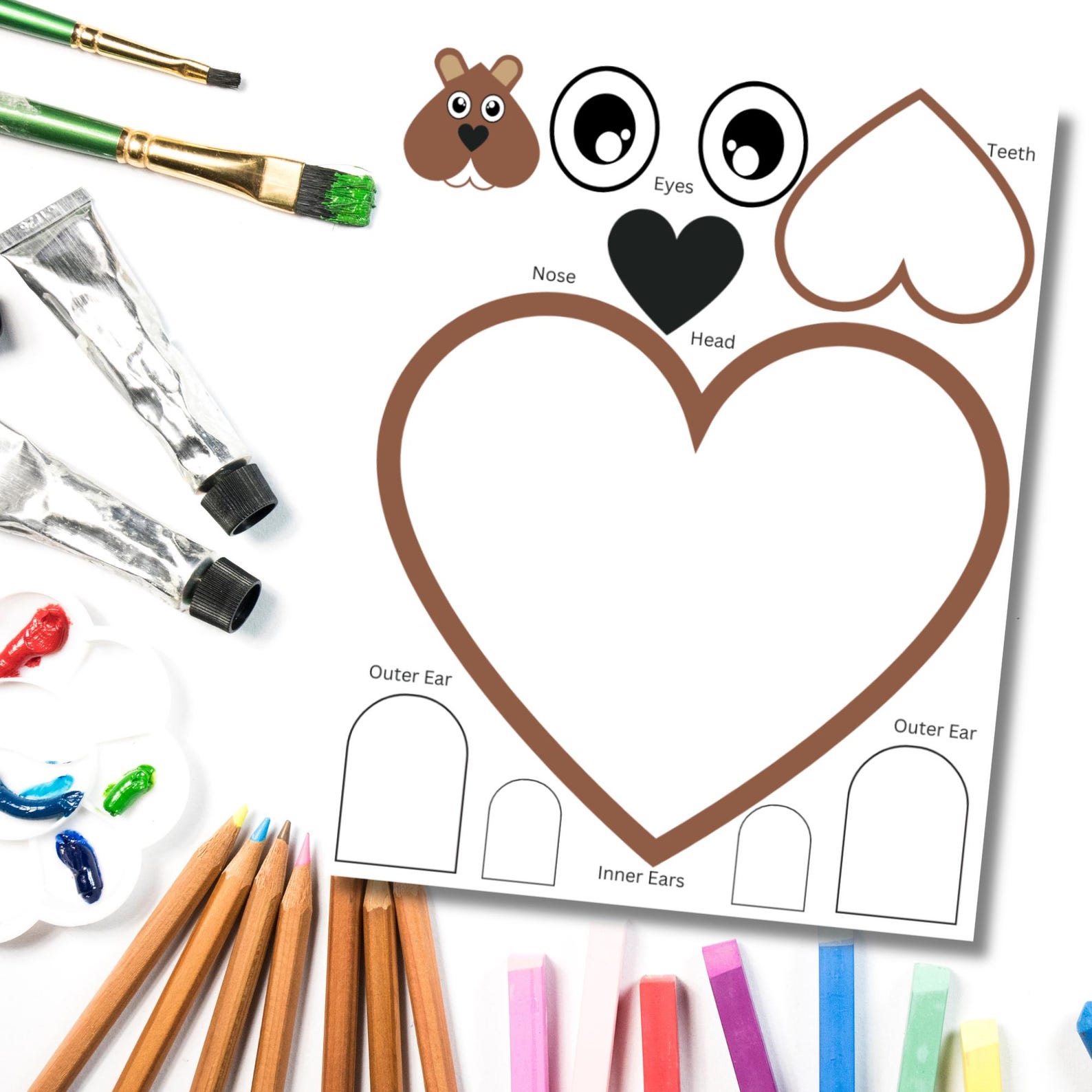 Groundhog Printable Craft| Scissor Skills Activity| Build A Groundhog ...