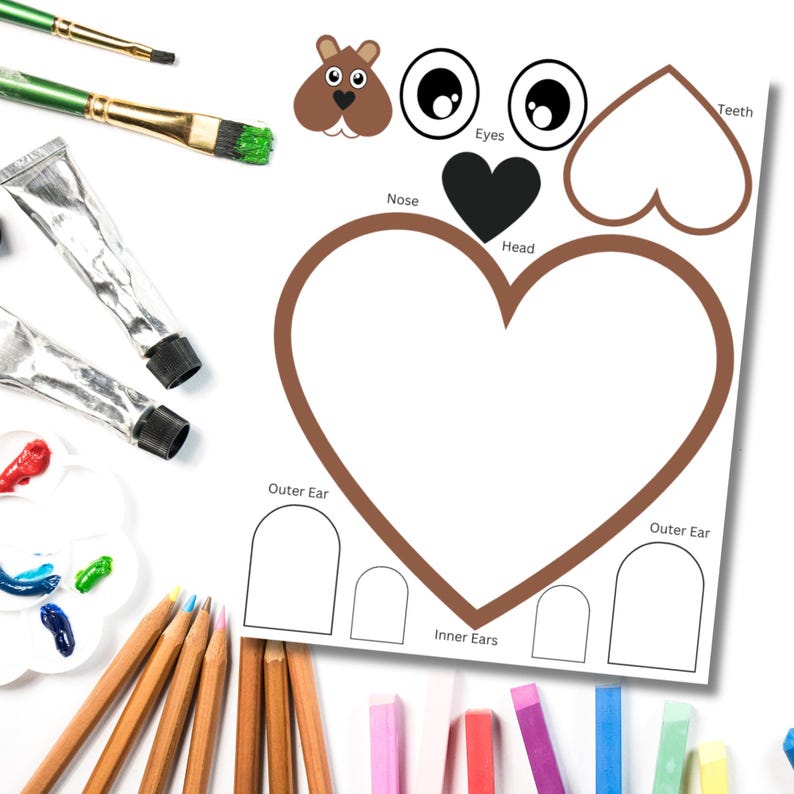 Groundhog Printable Craft| Scissor Skills Activity| Build A Groundhog ...