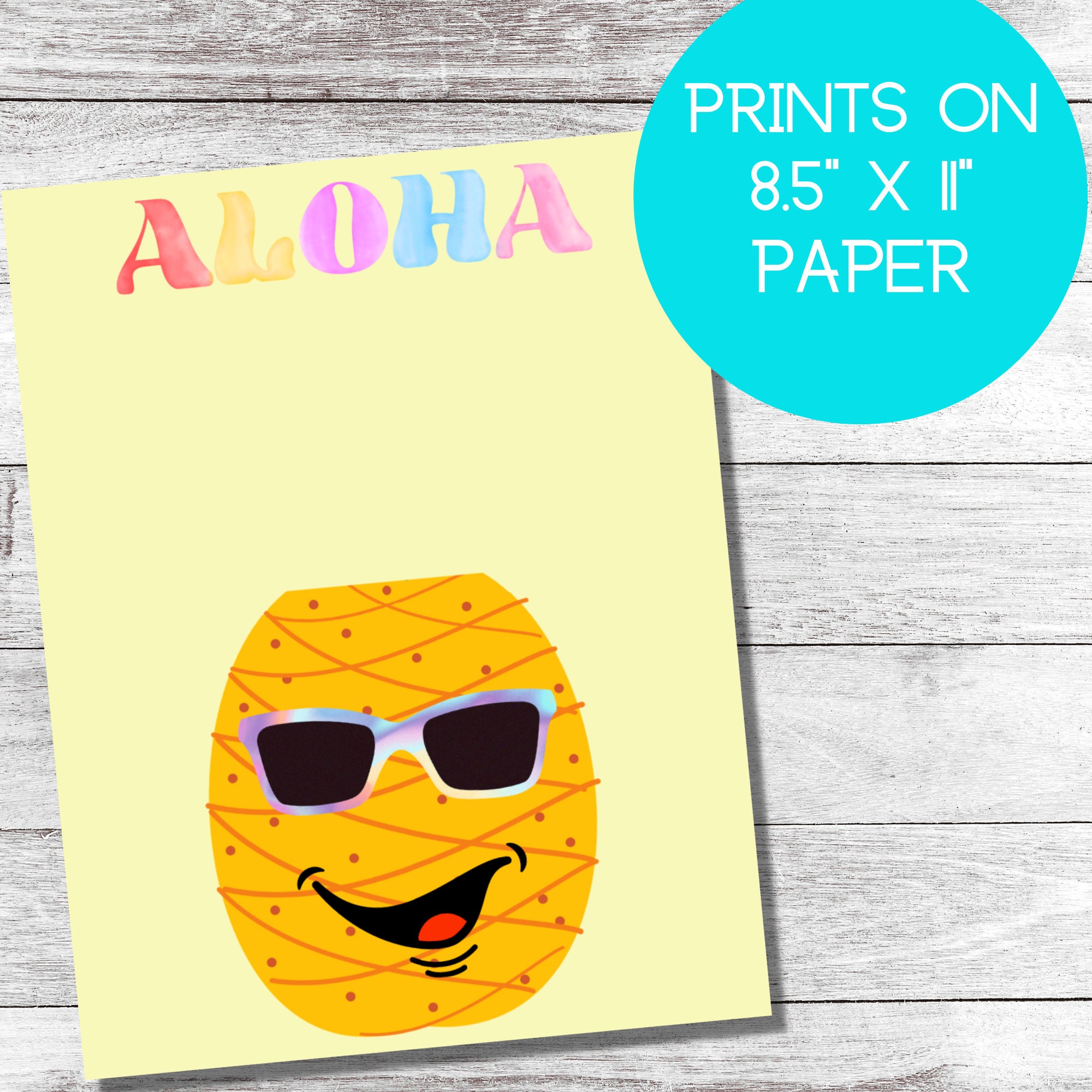 Pineapple Handprint Craft| Aloha Summer Art| Luau Theme Craft| Instant ...
