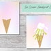 Ice Cream Cone Handprint Craft| Instant Download| I Love You ...