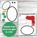 Snowman Printable Craft| Scissor Skills Activity| Build A Snowman ...