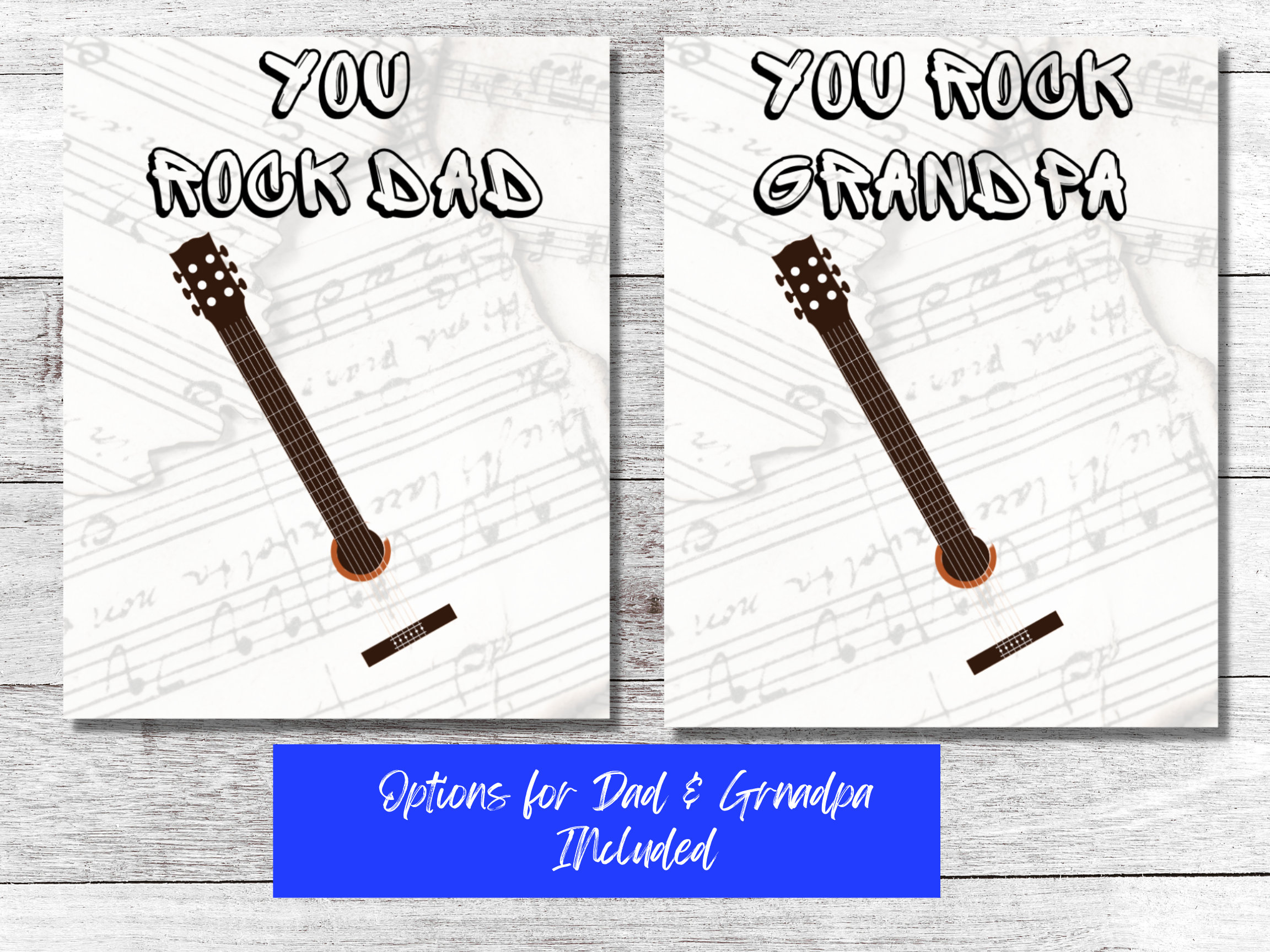 You Rock Dad Handprint Craft | Printable Father's Day Gift for Dad or ...