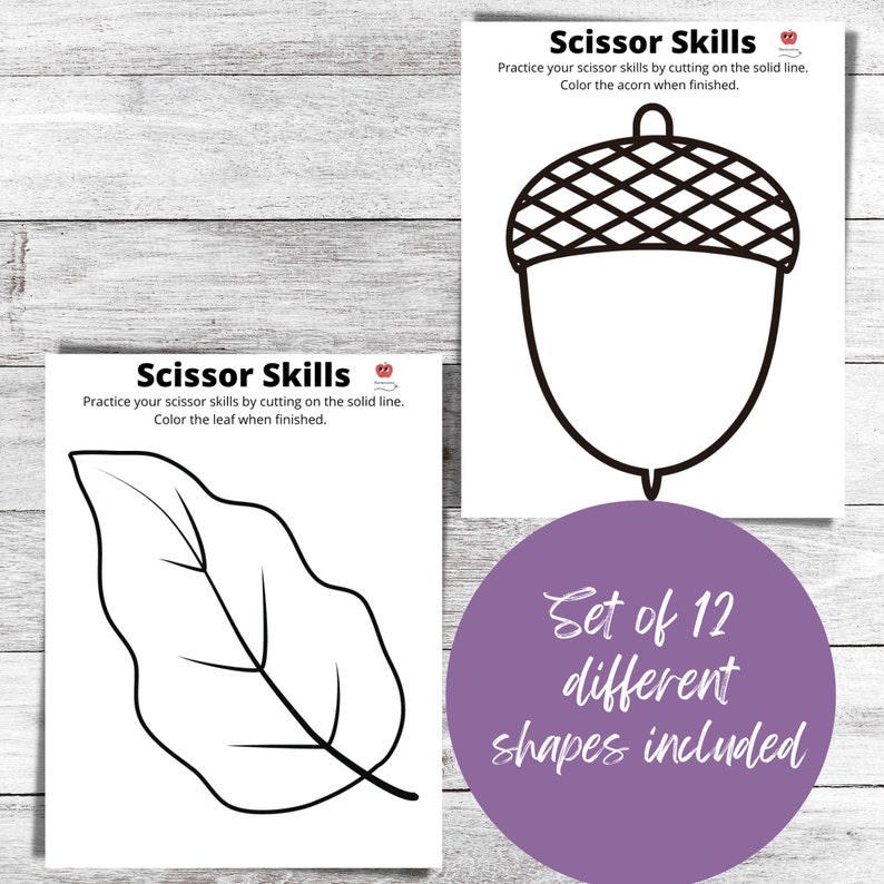 Seasonal Scissor Skills Bundle| Instant Download| Fine Motor Practice ...
