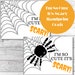 I'm so Cute It's Scary Halloween Spider Handprint Craft| Instant ...