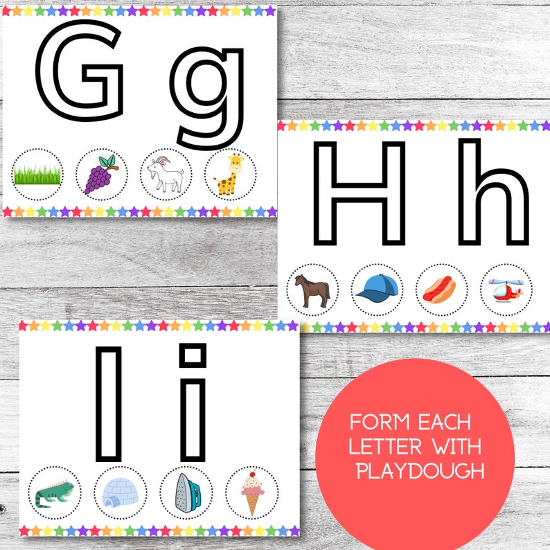 Playdough Alphabet Mat| | Letter Recognition Activity| Back to School ...
