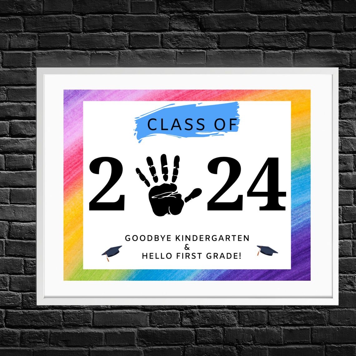 2024 Graduation Handprint Art Instant Download Printable for ...