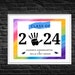 2024 Graduation Handprint Art Instant Download Printable for ...